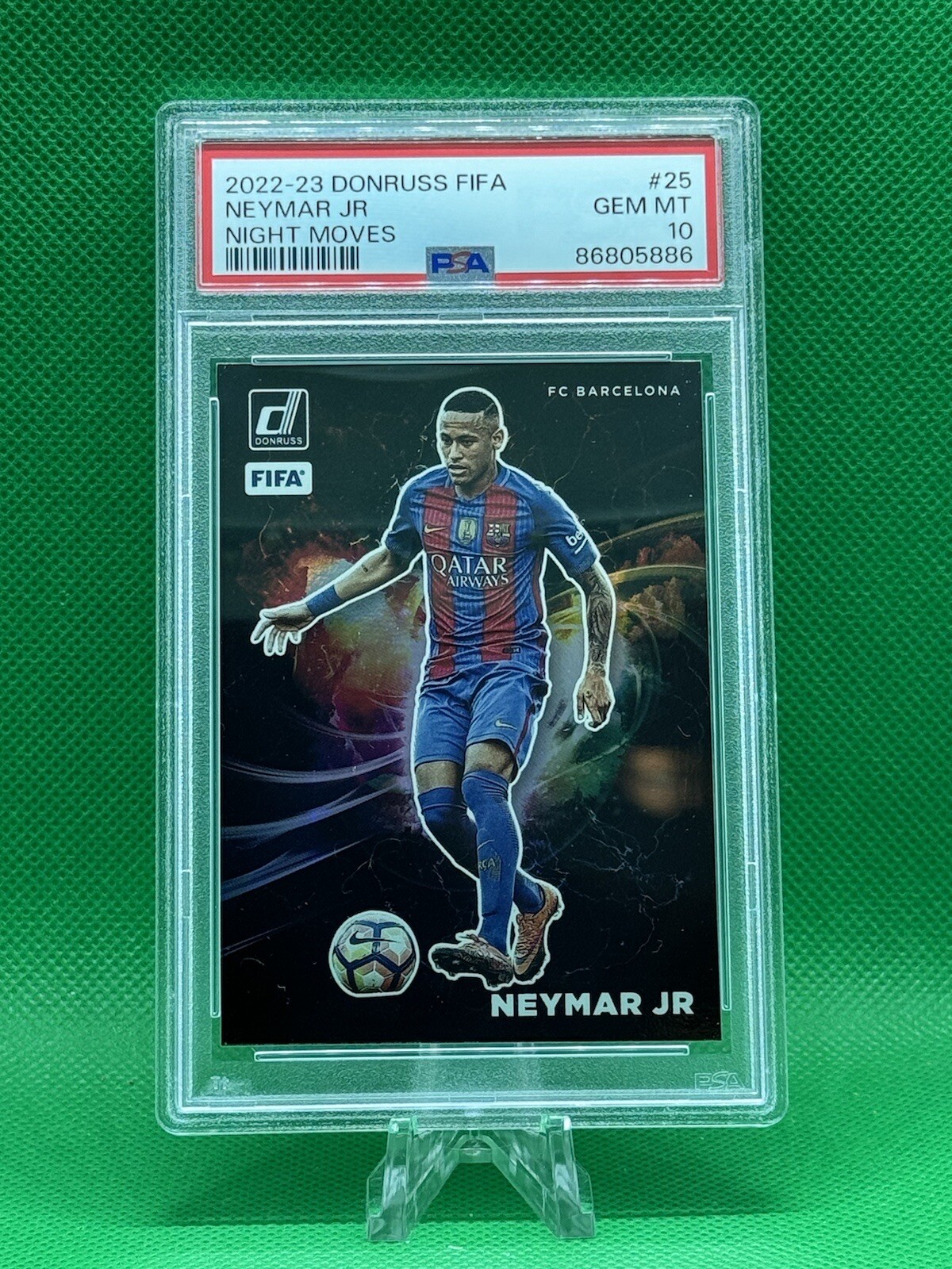 日本代購代標第一品牌【樂淘letao】－2022-23 Donruss FIFA soccer Neymar Jr. Night Moves Case Hit PSA 10 Barcelona ...