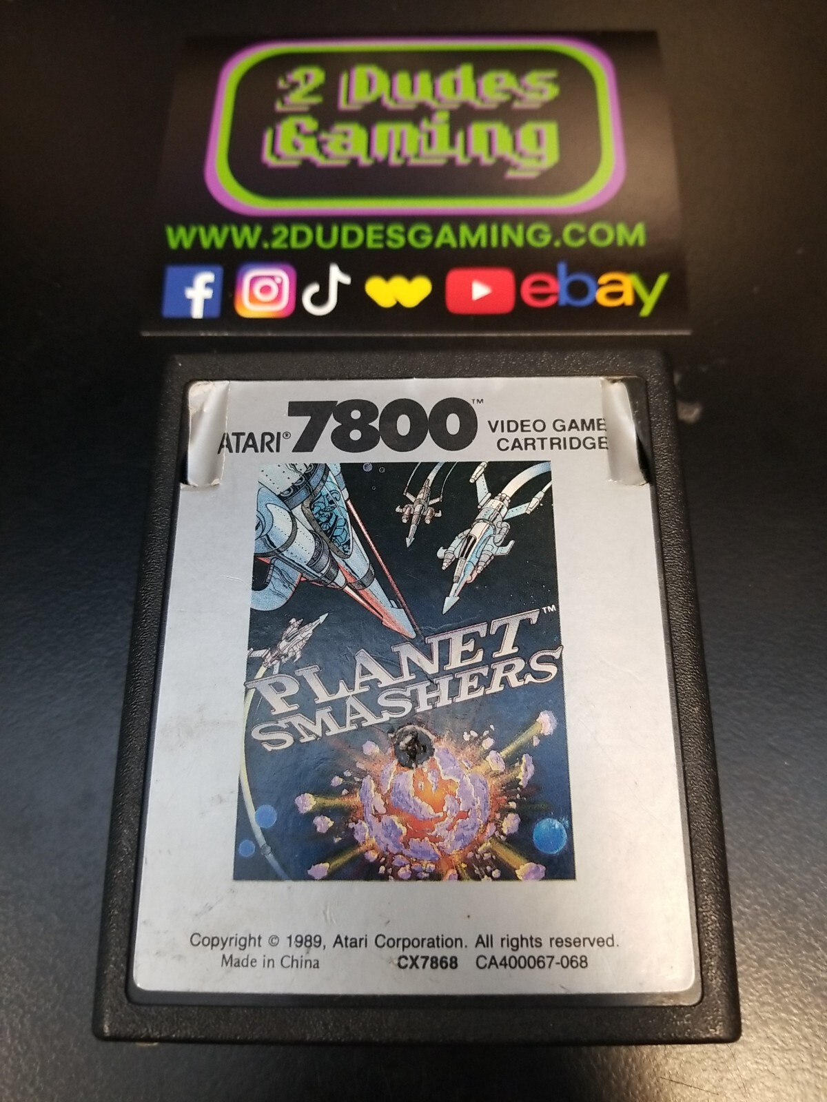 代購代標第一品牌－樂淘letao－C3 Planet Smashers (Atari 7800) Cart Only 海外 即決