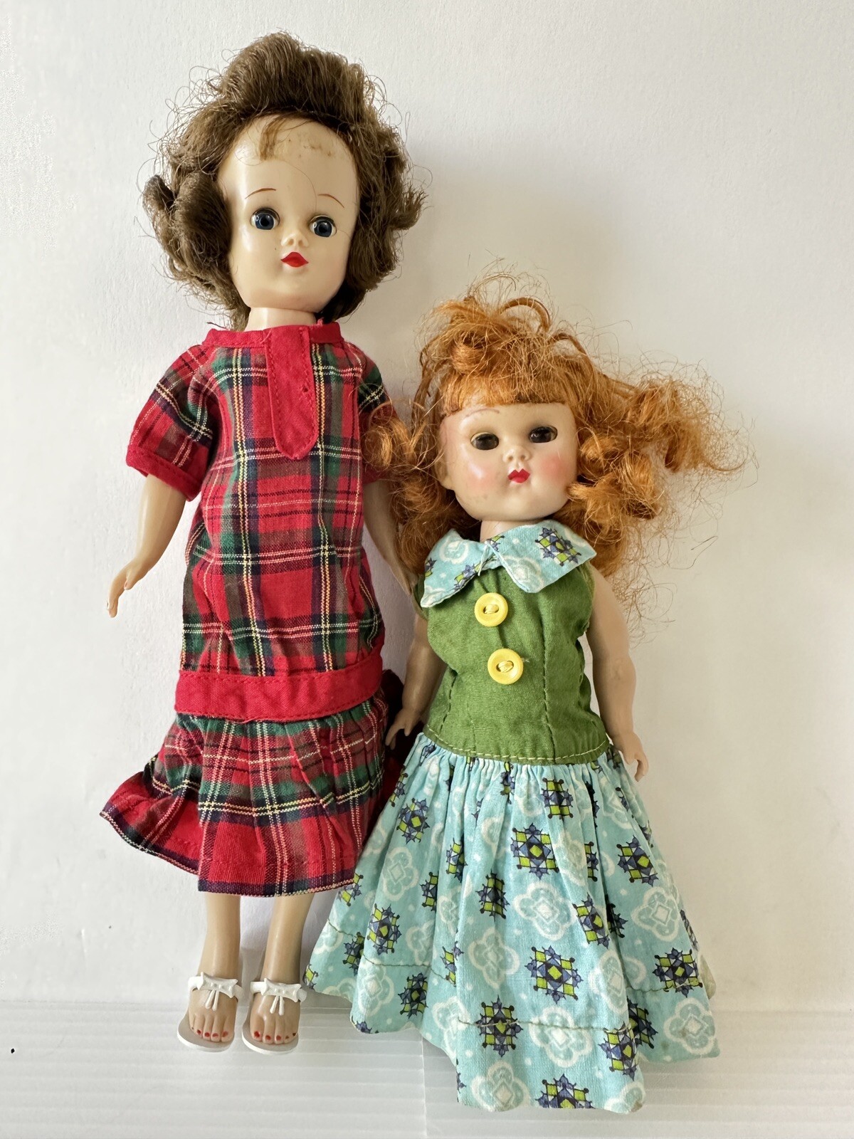 代購代標第一品牌－樂淘letao－Vtg 1950's VOGUE Ginny & Jill DOLLs Sisters w/ Homemade Outfits & Shoes 海外 即決