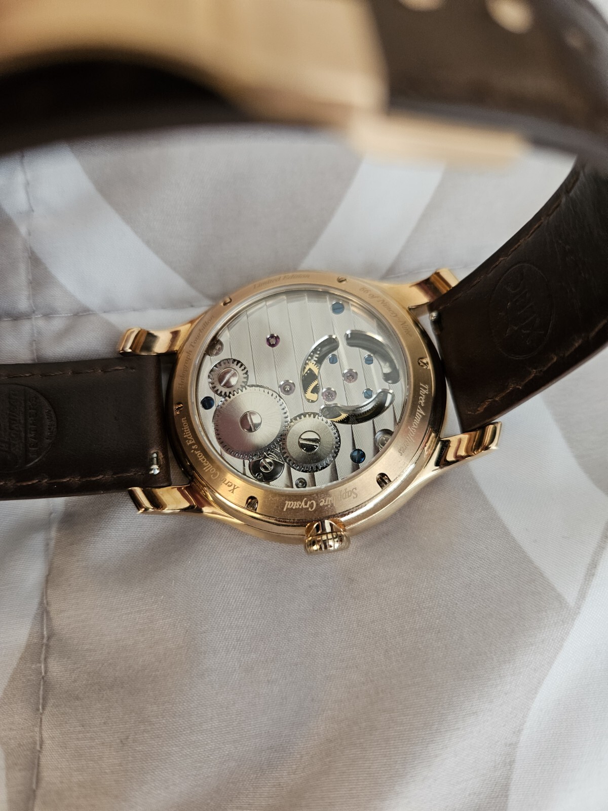 日本代購代標第一品牌【樂淘letao】－Xeric Halograph Tourbillon Collector's Edition Rose Gold Azul Watch 海外 即決