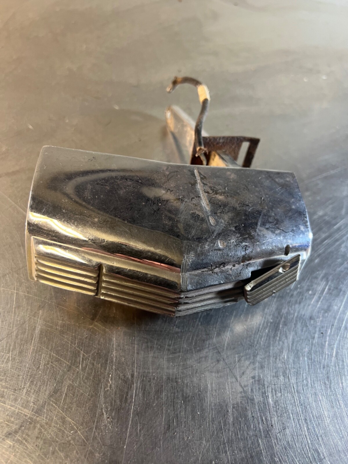 代購代標第一品牌－樂淘letao－1950 Ford Shoebox Chrome Trunk Lid Handle License Lamp Assembly 海外 即決