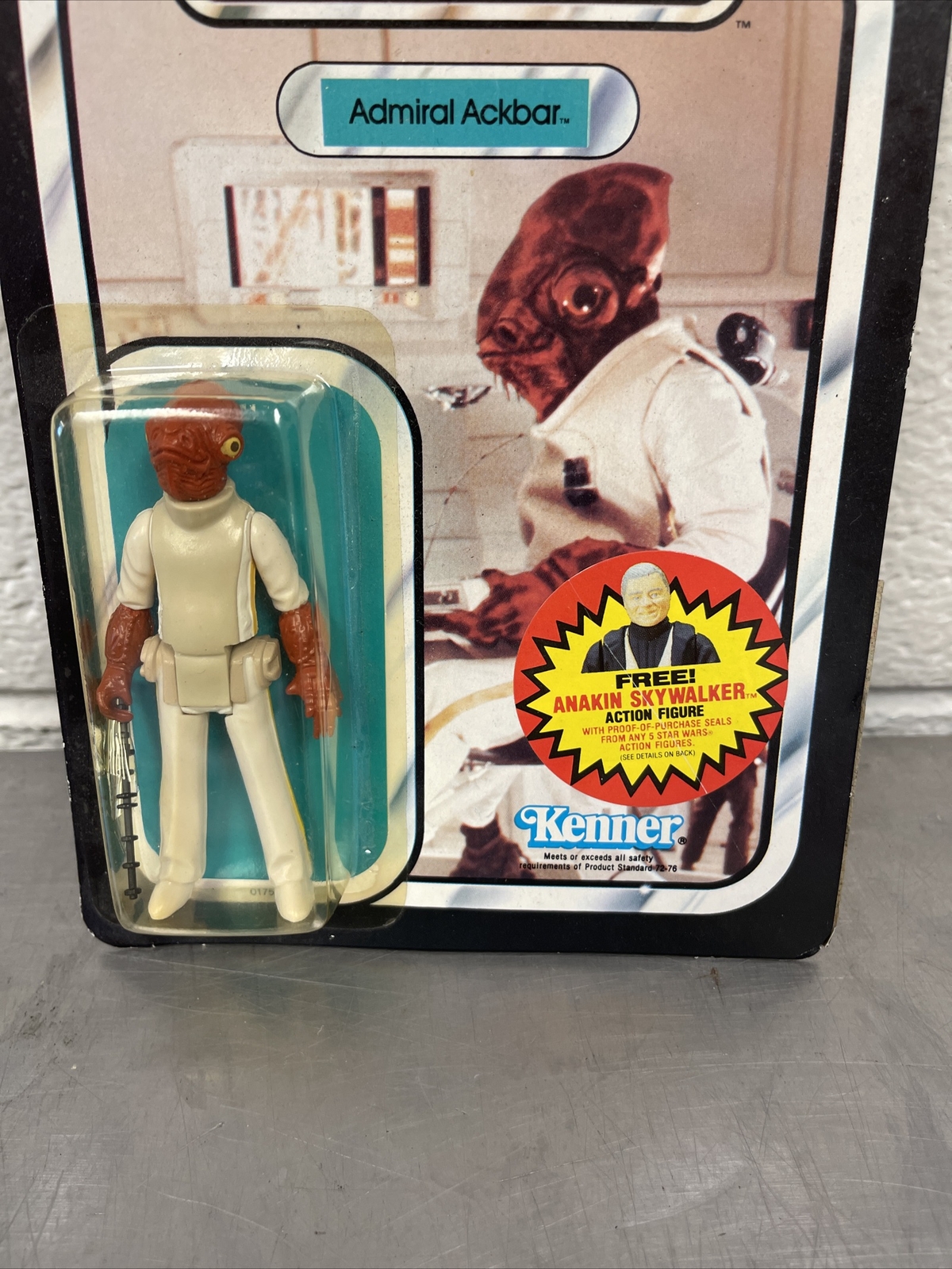 代購代標第一品牌－樂淘letao－1983 Star Wars Return of the Jedi Admiral Ackbar 65-back Kenner 海外 即決
