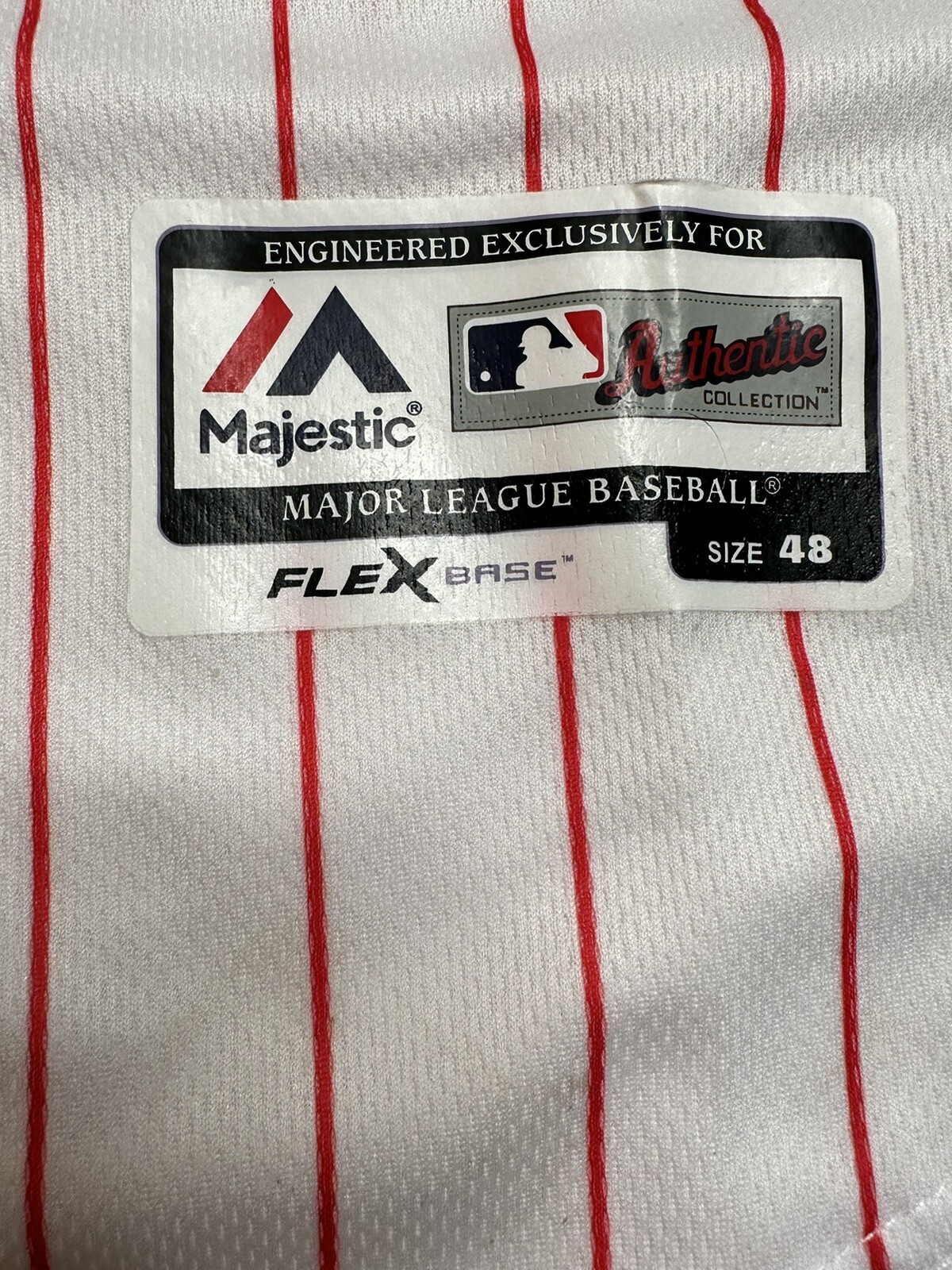 代購代標第一品牌－樂淘letao－Majestic Bryce Harper Phillies Jersey #3 Flex Base Players Field Men’s SZ 48 海外 即決