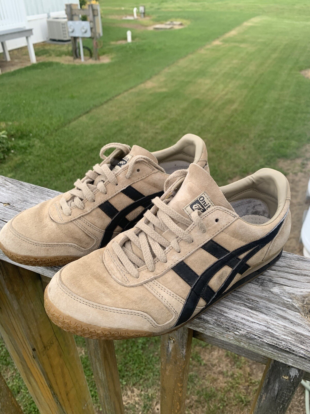 日本代購代標第一品牌【樂淘letao】－Asics オニツカタイガー Ultimate 81 Men’s 26cm(US8) Brown Black Sneakers HL326 海外 即決