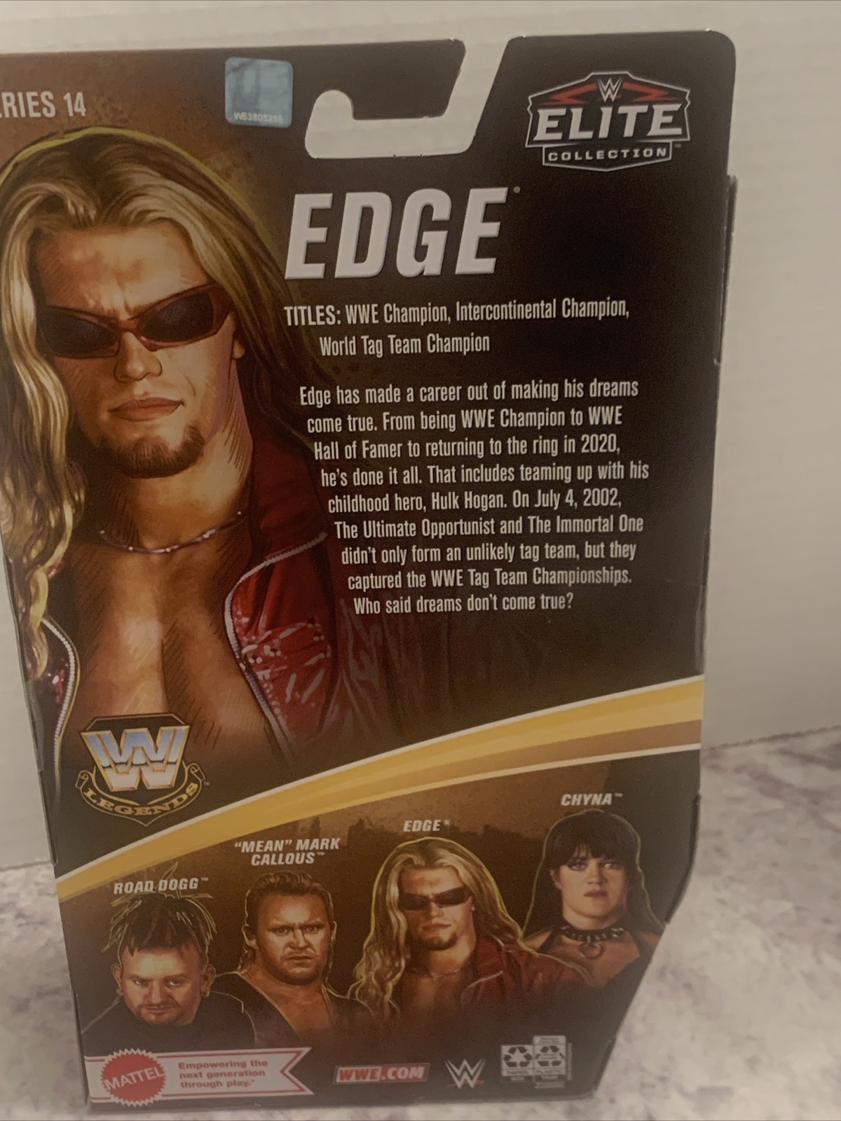 日本代購代標第一品牌【樂淘letao】－Wwe Mattel Edge Elite Collection Legends Series 14 Red Tights Chase WWF ...