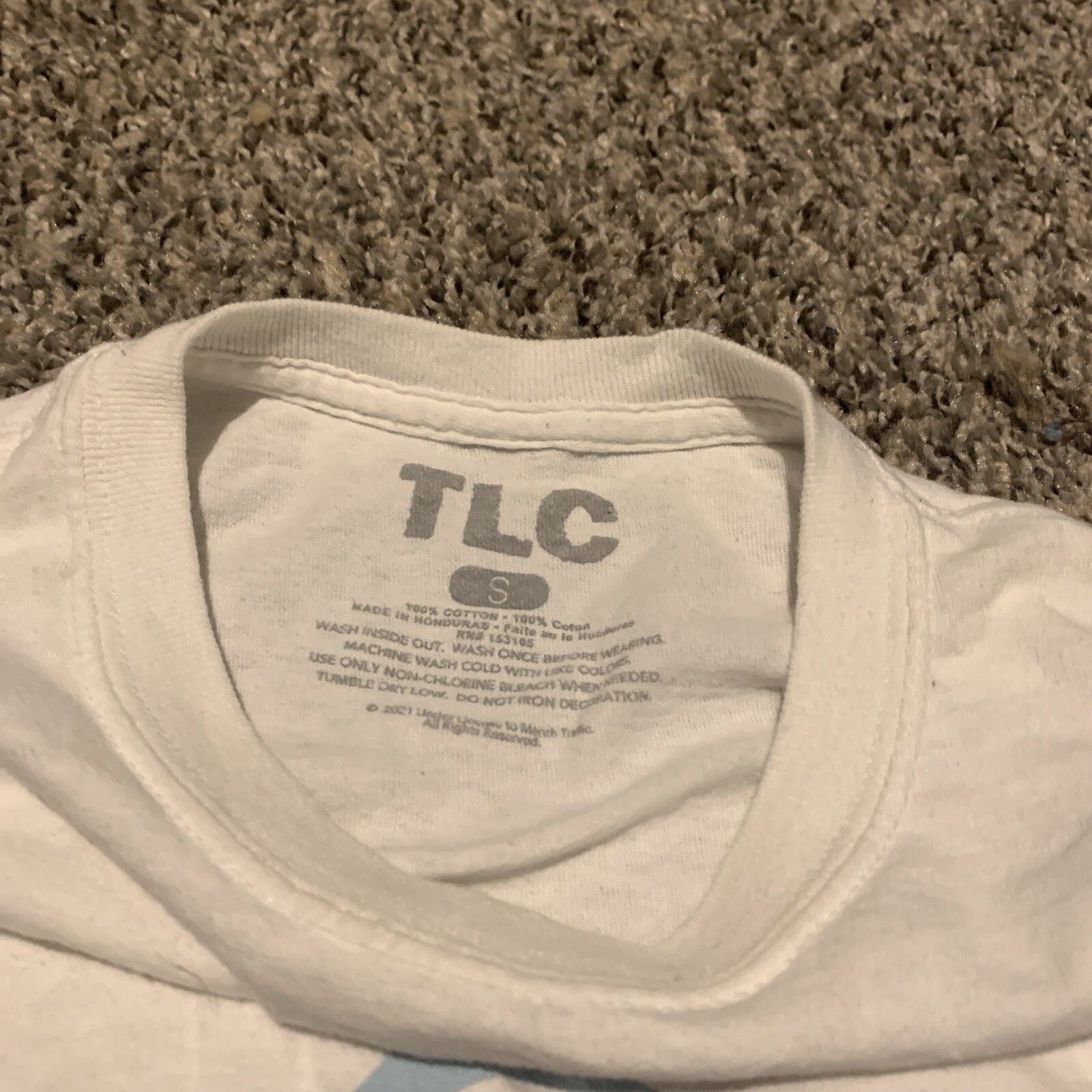 日本代購代標第一品牌【樂淘letao】－TLC 1992 White/Multicolored Graphic T-Shirt Size Large 海外 即決