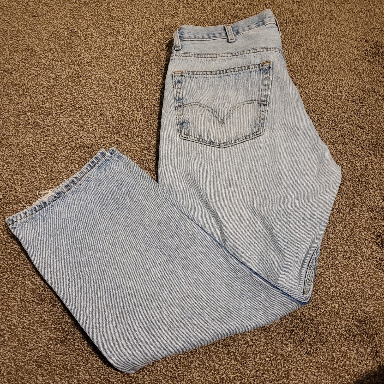 Yahoo!オークション - Levis 505 Regular Fit Men W38 L29 Light Strai...