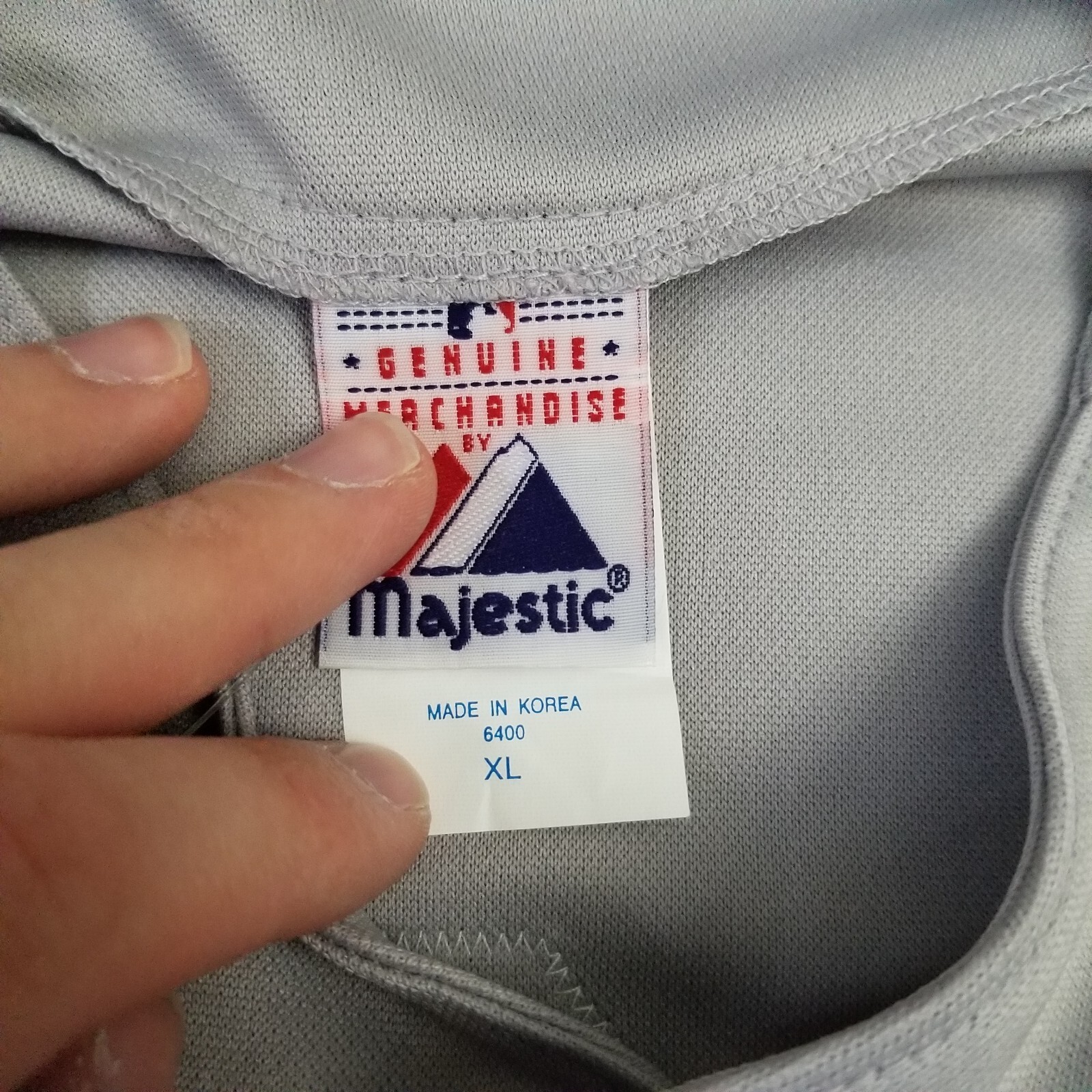 日本代購代標第一品牌【樂淘letao】－Vintage Majestic New York Yankee Billy Martin Jersey Mens XL Gray Stitched ...