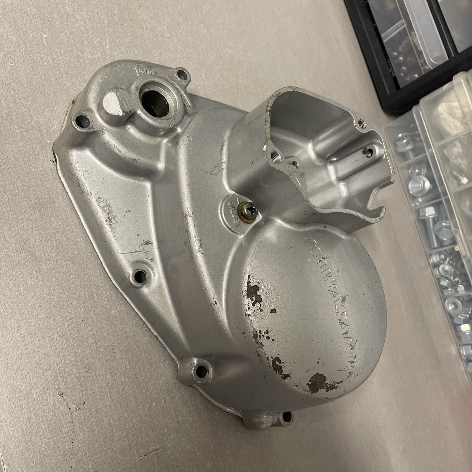 日本代購代標第一品牌【樂淘letao】－1980 76-80 Kawasaki KV75 KV 75 MT1 Clutch Cover 海外 即決