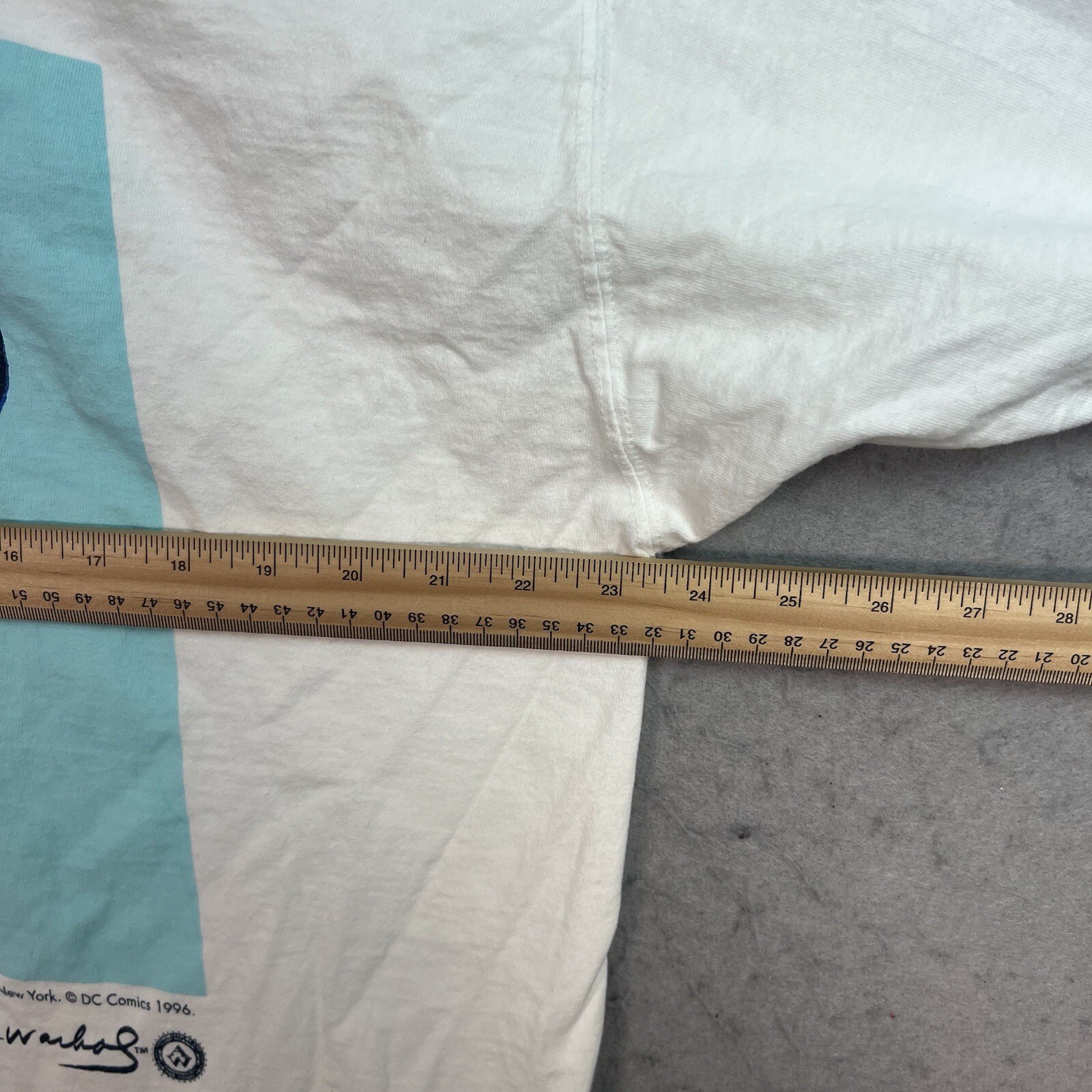 日本代購代標第一品牌【樂淘letao】－A1 Vintage 90s Andy Warhol Superman Art T Shirt Adult XL White Made In USA ...