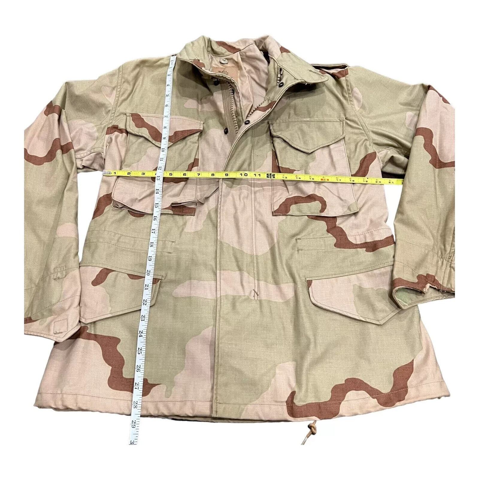 日本代購代標第一品牌【樂淘letao】－US ARMY M-1965 M65 FIELD JACKET DESERT CAMO 1989 SZ SMALL SHORT - NO LINER ...