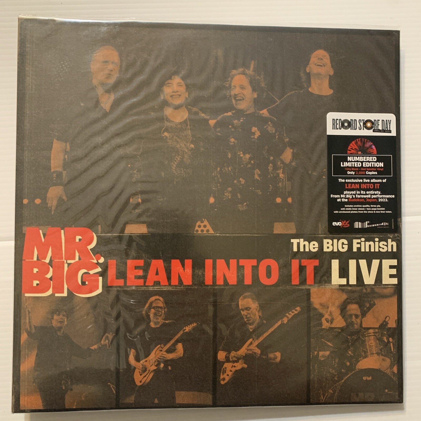 日本代購代標第一品牌【樂淘letao】－Mr Big THE BIG FINISH: LEAN INTO IT LIVE Limited Number RSD 2024 Red/Black ...