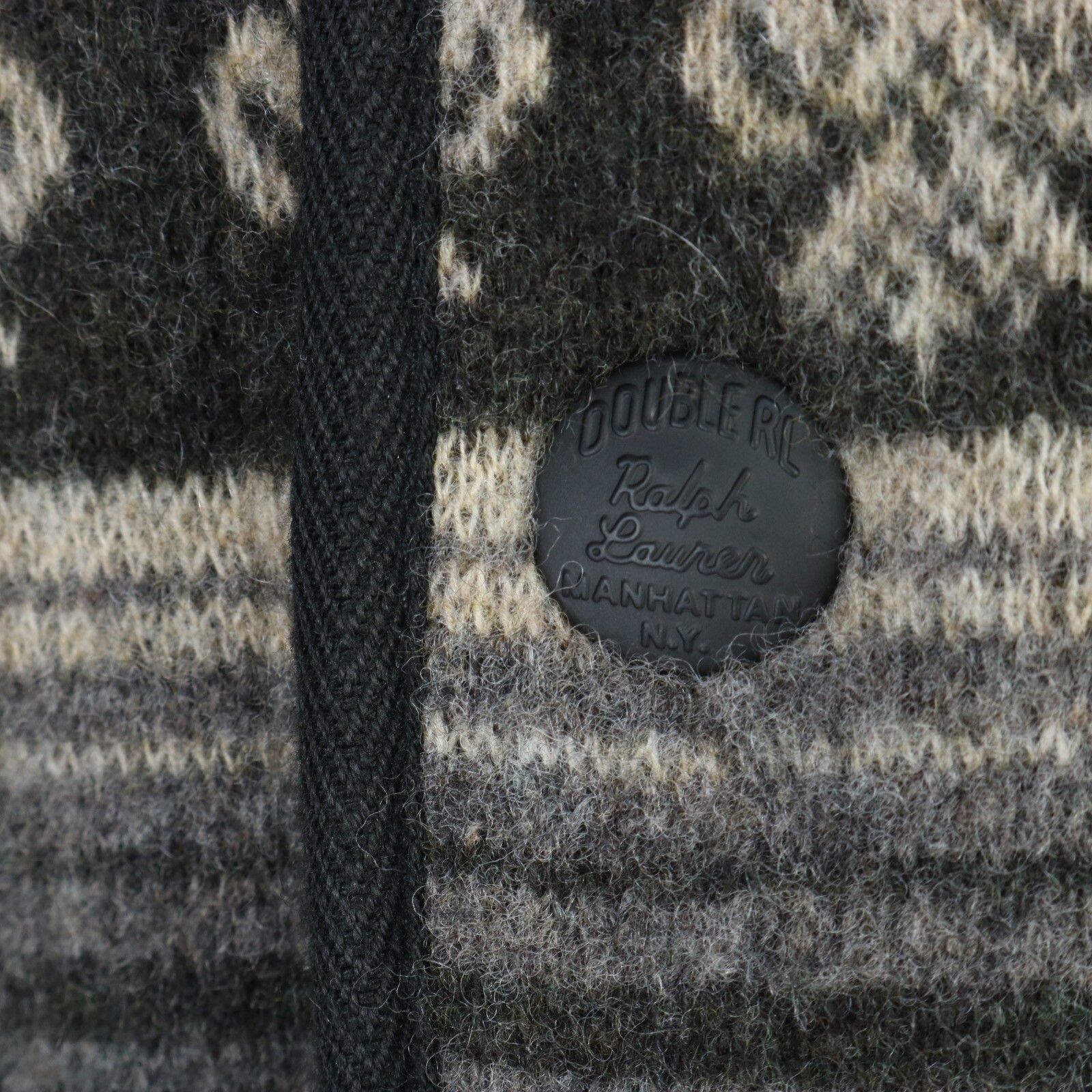 日本代購代標第一品牌【樂淘letao】－RRL DOUBLE RL BIRDSEYE SHAWL SWEATER JACKET GREEN COTTON CASHMERE WESTERN ...