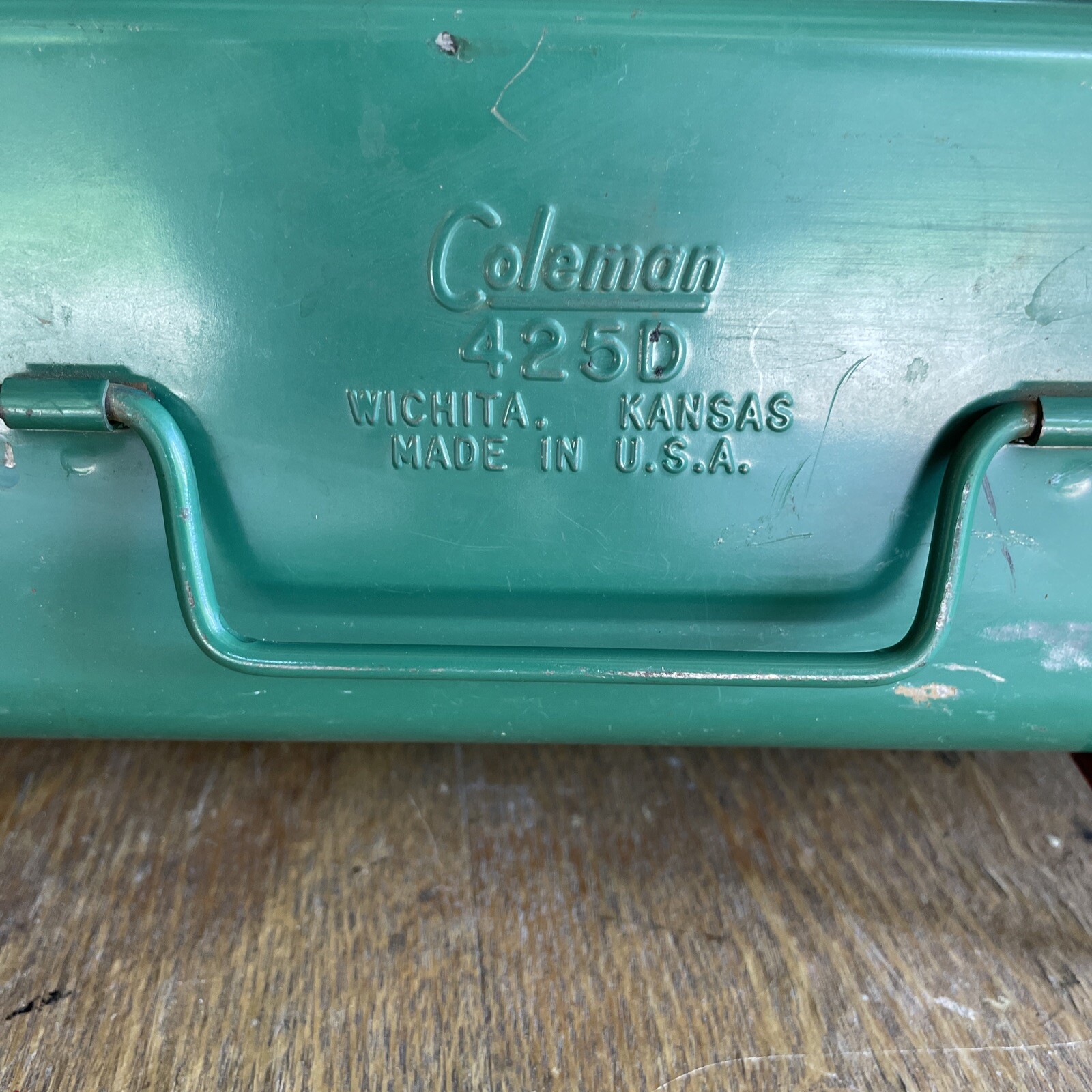 代購代標第一品牌－樂淘letao－Coleman 425D Camping Cook Stove 1965 Gas Fuel Red Legs 2 Burner Vintage N-65 海外 即決