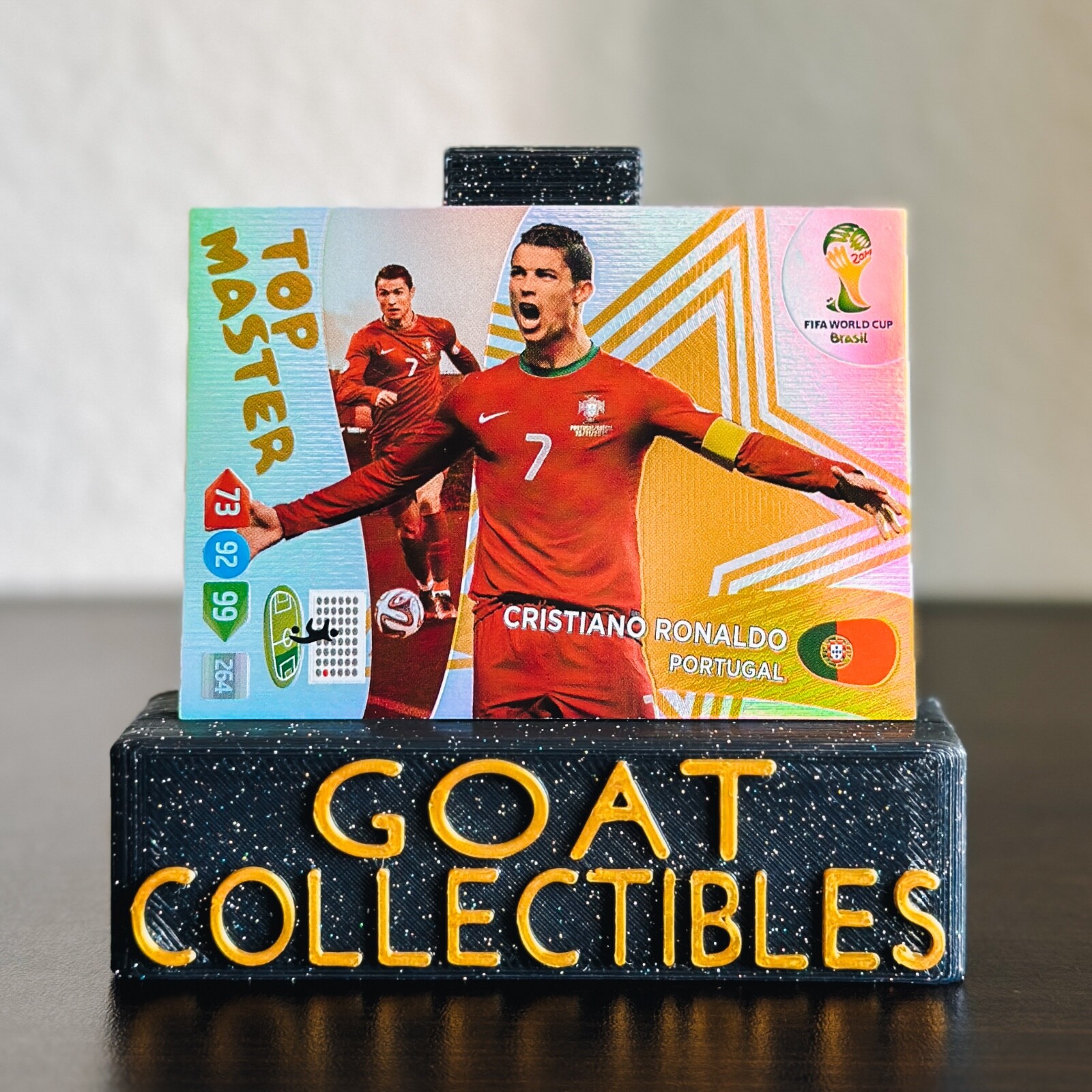 日本代購代標第一品牌【樂淘letao】－2014 Panini Adrenalyn XL FIFA World Cup Brazil Top Masters Cristiano Ronaldo ...
