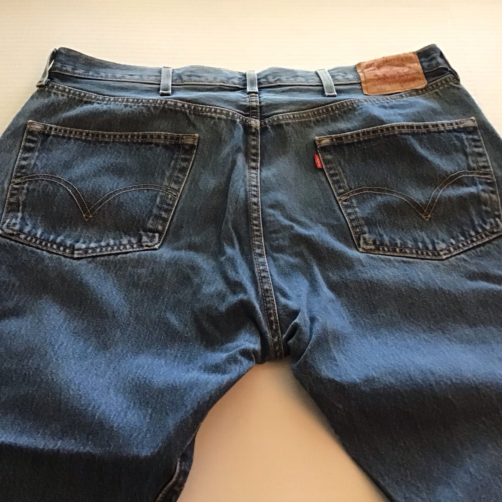 日本代購代標第一品牌【樂淘letao】－Levi's 501 XX Jeans Men Size W40 L30 Wash Blue Stright leg Check ...