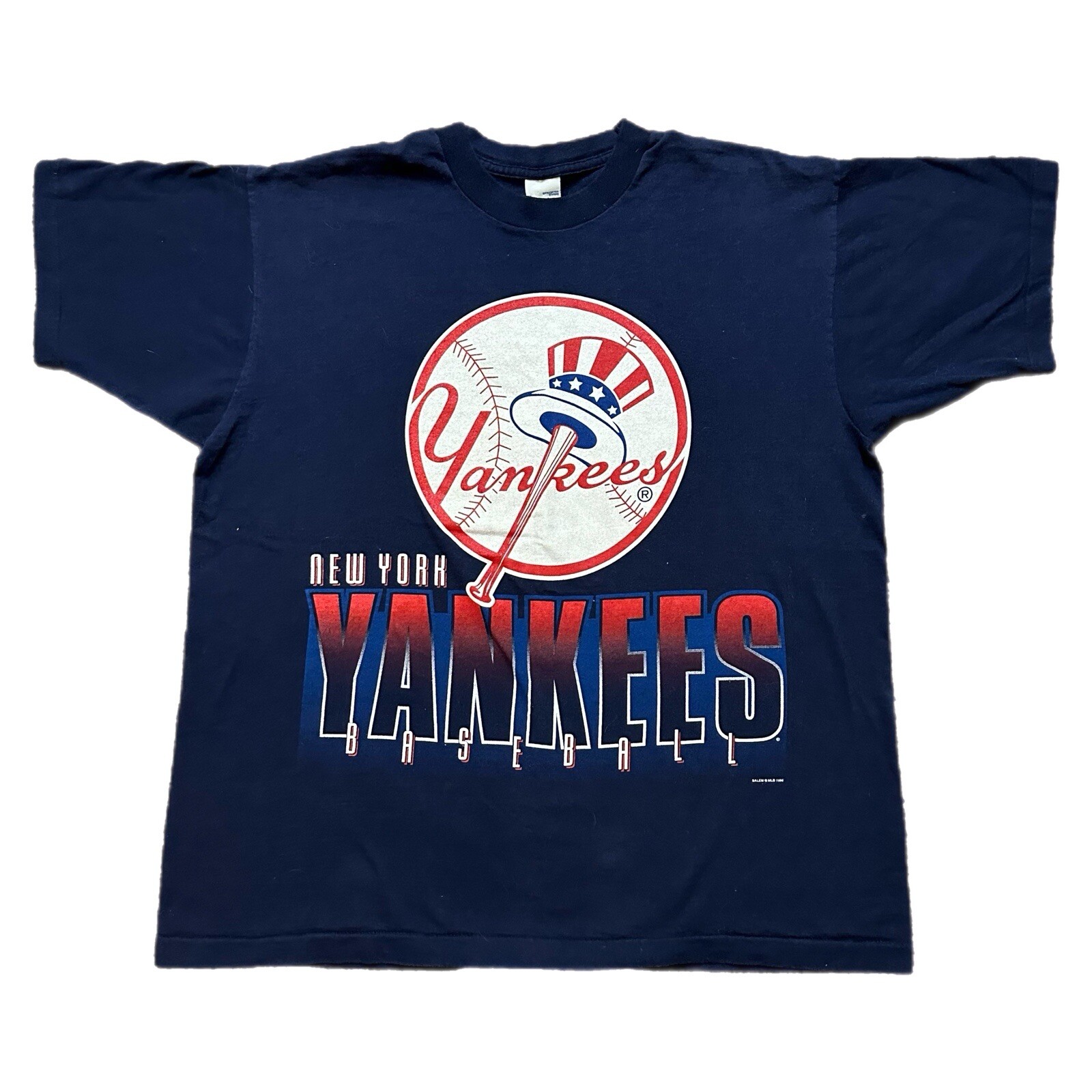 日本代購代標第一品牌【樂淘letao】－Vintage 90s New York Yankees MLB Salem Sportswear Shirt Sz XL Single Stitch ...