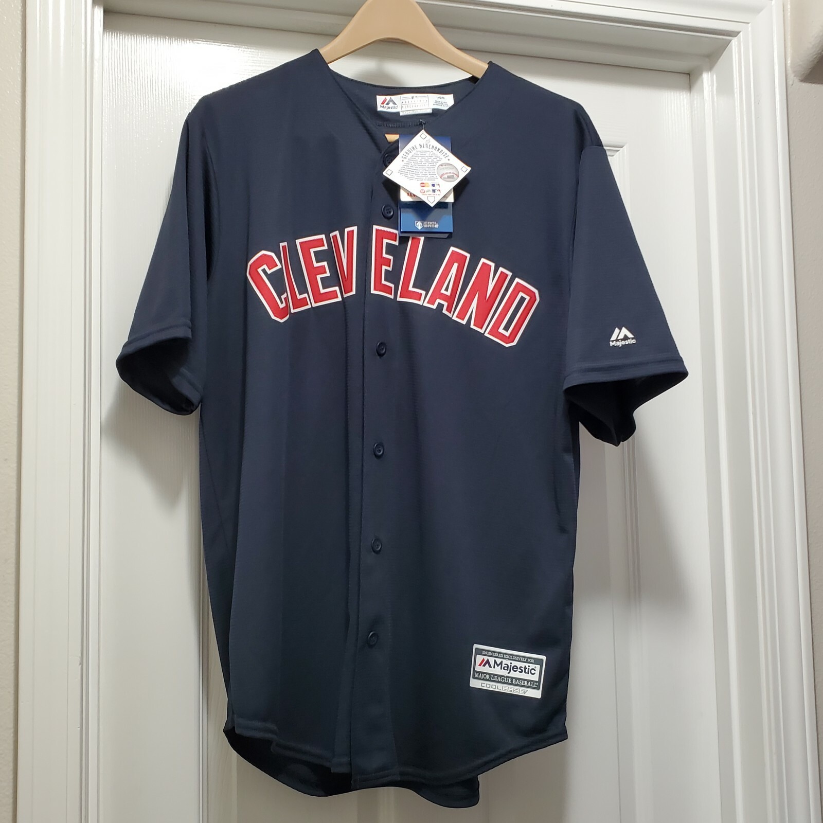 Yahoo!オークション - New Majestic MLB Cleveland Indians / Pita Pit...