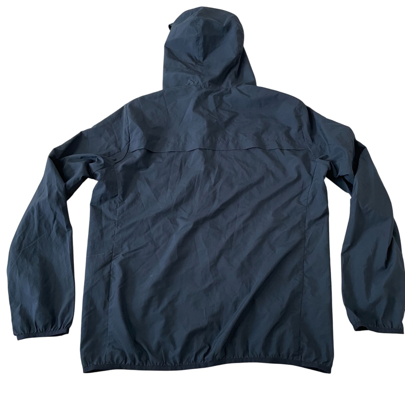 日本代購代標第一品牌【樂淘letao】－Uniqlo Men's Black Hooded Windbreaker Jacket Size Medium Nylon Ripstop ...