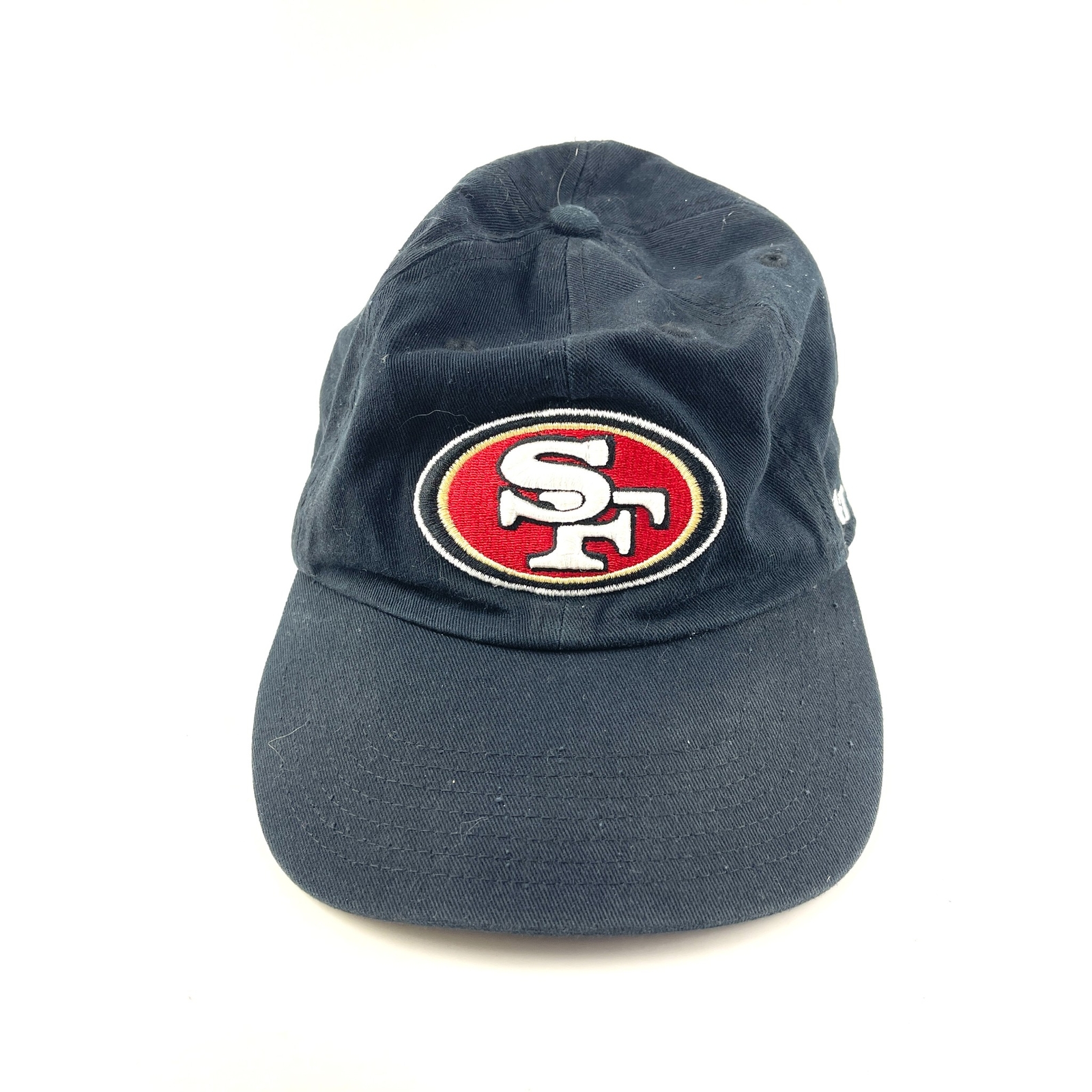 日本代購代標第一品牌【樂淘letao】－'47 San Francisco 49ERS Football Cap Kids OS Black Embroidered Adjustable ...