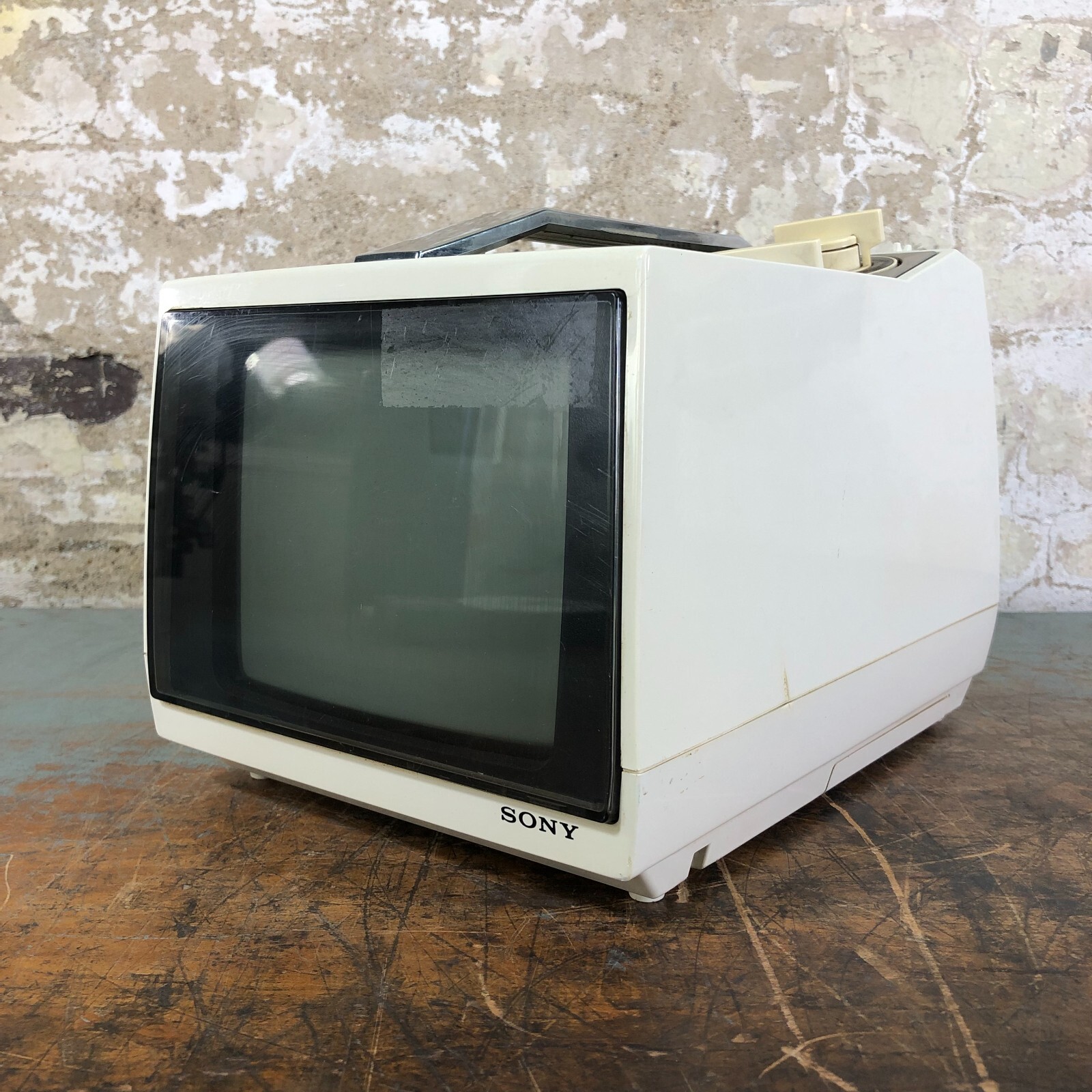 日本代購代標第一品牌【樂淘letao】－Sony TV-790 7“ Television 1975 Black &White Retro Vintage CRT TV (WORKS!) 海外 即決
