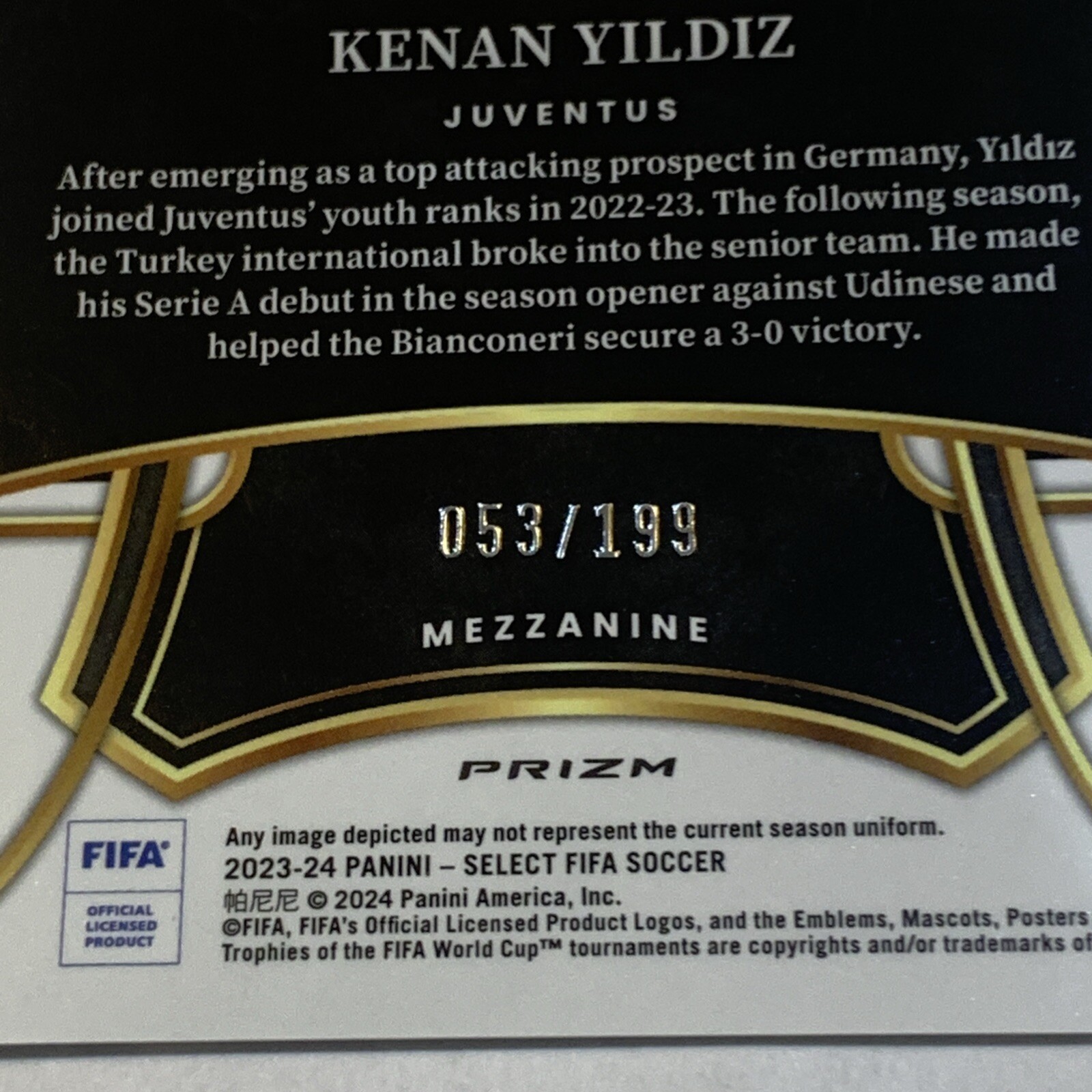 日本代購代標第一品牌【樂淘letao】－2023-24 SELECT FIFA KENAN YILDIZ PINK MOJO PRIZM RC MEZZANINE /199 #141 海外 即決