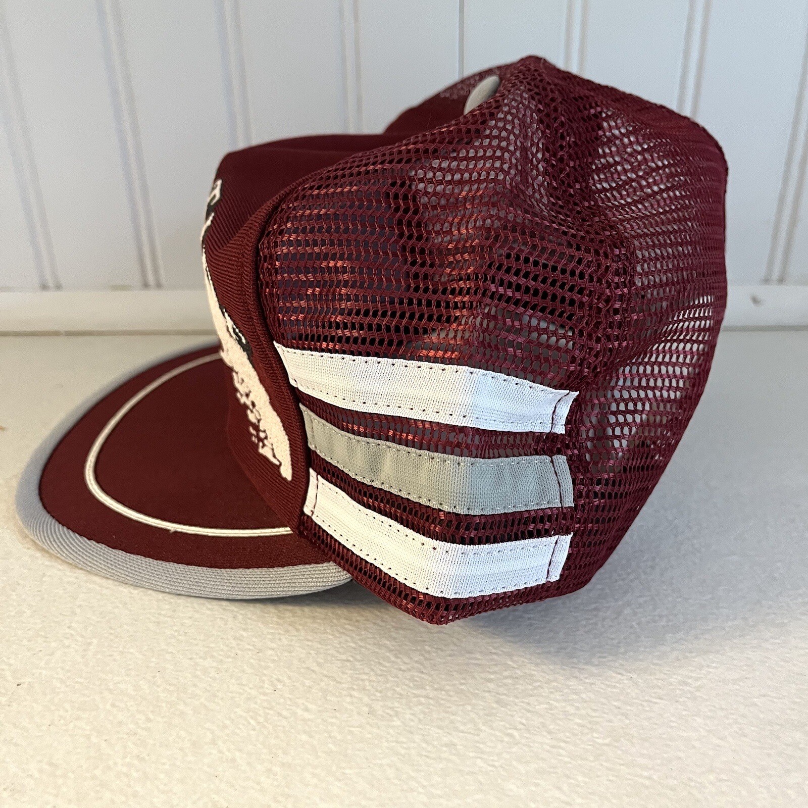 日本代購代標第一品牌【樂淘letao】－Vintage Alabama Football Roll Tide Trucker Hat Cap 3-Stripe Mesh Snapback ...