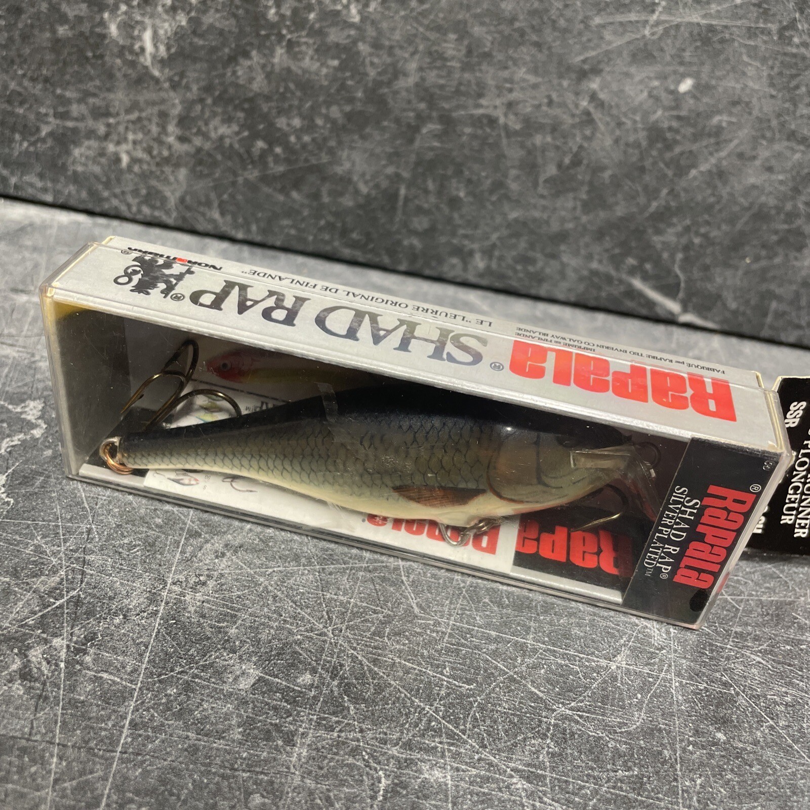 日本代購代標第一品牌【樂淘letao】－FISHING LURES RAPALA SHAD RAP SHALLOW RUNNER SSR 9 Silver Plated 海外 即決