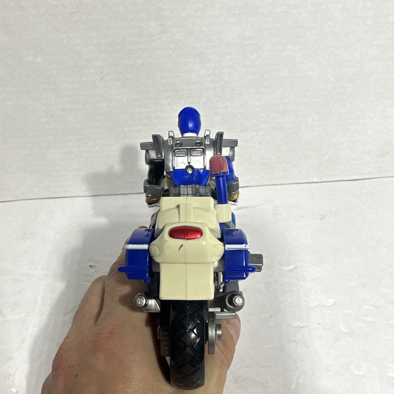 日本代購代標第一品牌【樂淘letao】－2004 Power Rangers SPD Blue Ranger Patrol Cycle with Rider S.P.D. 海外 即決