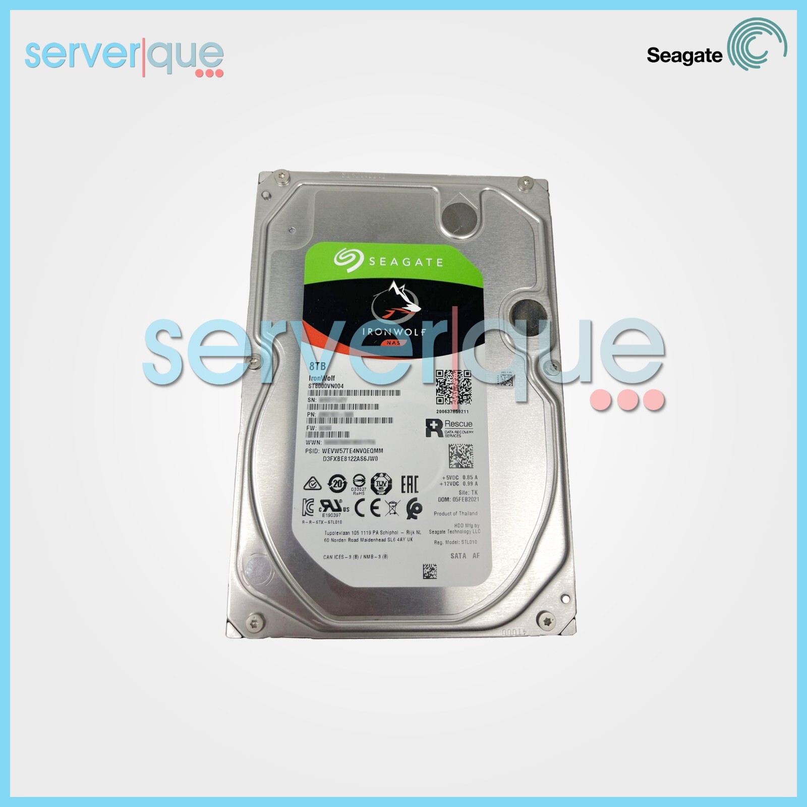 Yahoo!オークション - ST8000VN004 Seagate IronWolf 8TB 7200RPM SATA...