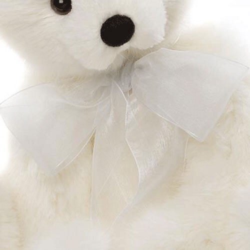 日本代購代標第一品牌【樂淘letao】－Charlie Bears Little Bean Teddy Bear - Soft and Cuddly 12" Plush Toy White 海外 即決