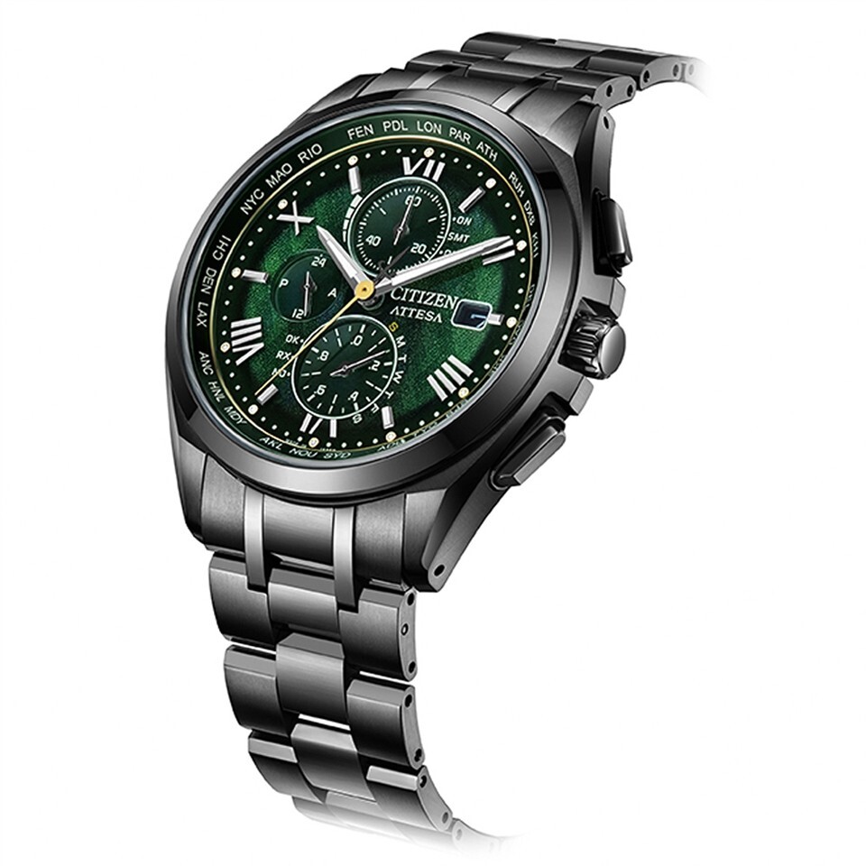 代購代標第一品牌－樂淘letao－CITIZEN 41.5mm AT8049-61W Eco-Drive World Time Radio Titanium Limited 1500pc 海外 即決