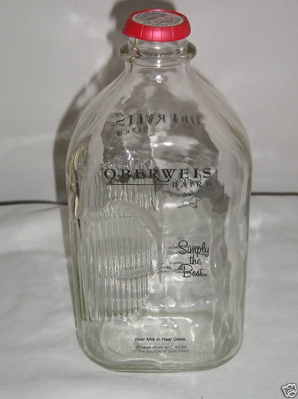 Glass Milk Bottles With Lid Ebay