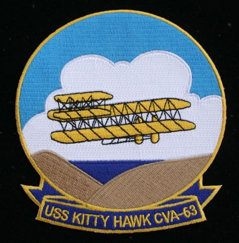 Authentic Uss Kitty Hawk Cva 63 4 38 Patch Cv Cag Wing Us Navy Marines T Ebay