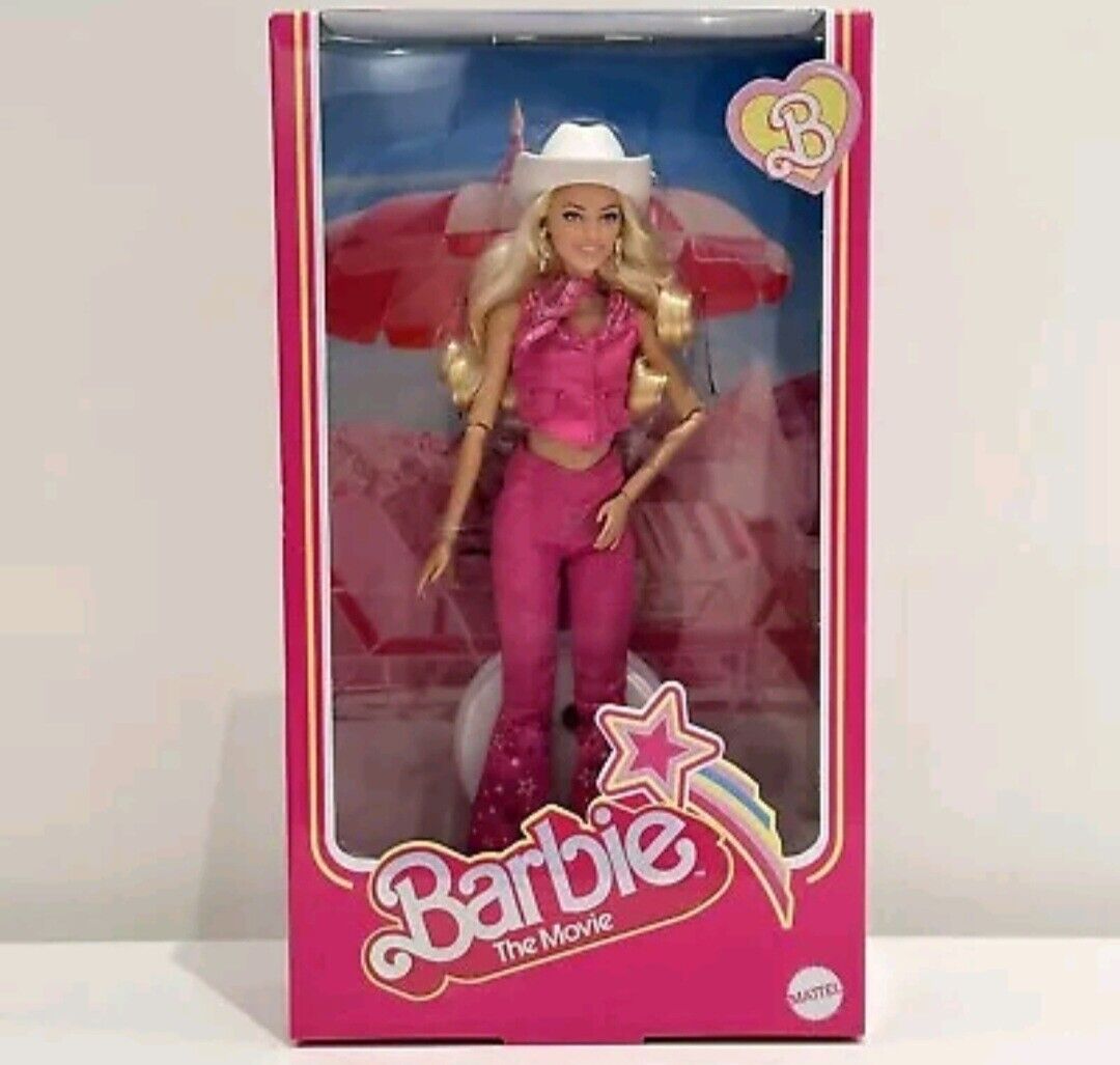 Mattel Barbie The Movie Margot Robbie Barbie In Pink Western Outfit