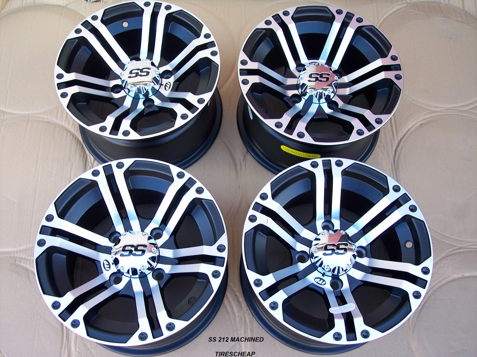 12 Honda Rancher Itp Ss212 Aluminum Atv Wheels New Set 4 Lifetime Warranty Ebay