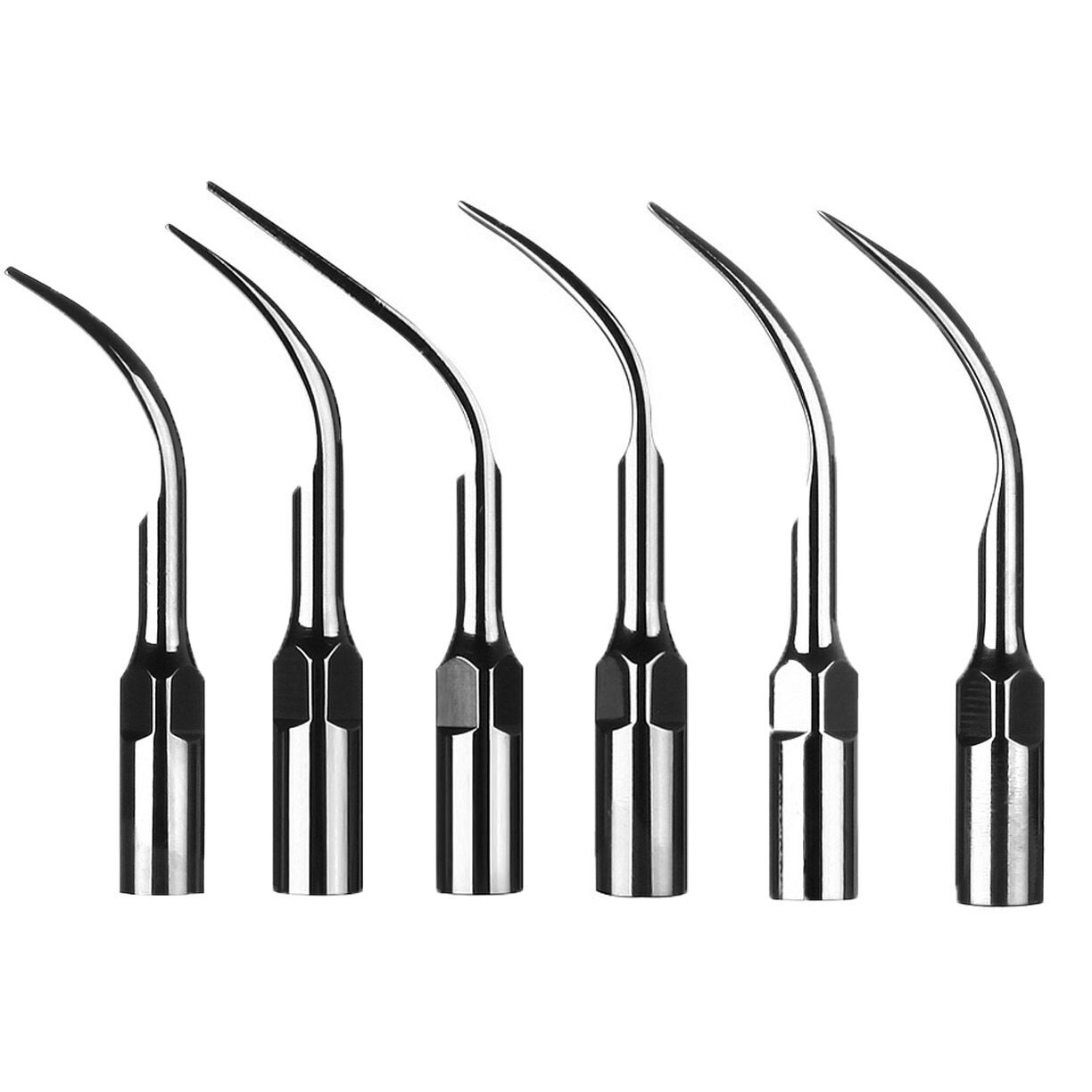 6x Dental Piezon Ultrasonic Scaler Tips Fit Ems Woodpecker G1 G2 G3 G4