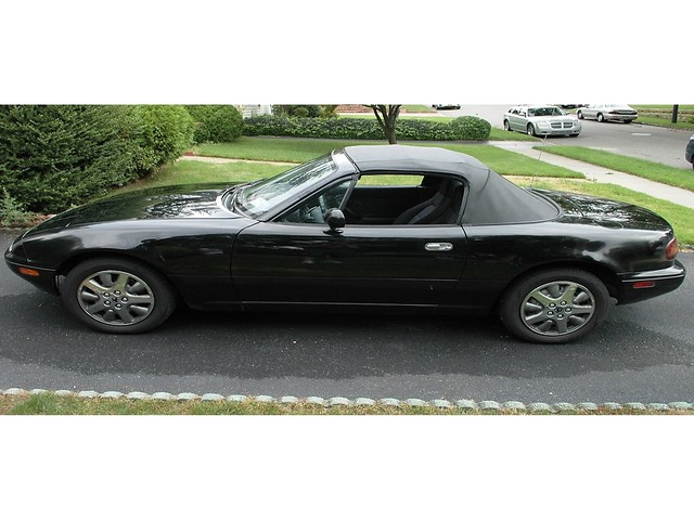 1995 Mazda Miata Mx-5 Black 2 Door Convertible Coupe Roadster With ...