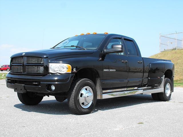 2004 Dodge Ram 3500 Quad Cab 4x4 5.9l Cummins Turbo Diesel Dually ...
