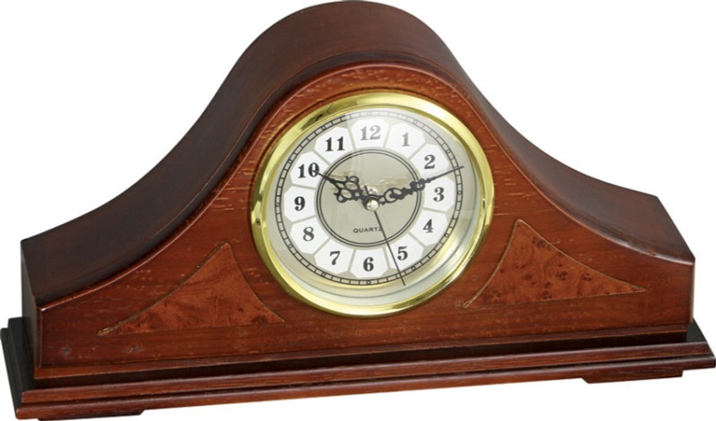 Safe Mantle Gun Concealment Clock Mahogany NEW | eBay