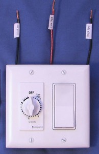 Whole-House-Fan-Timer-and-2-speed-Switch-White-Color