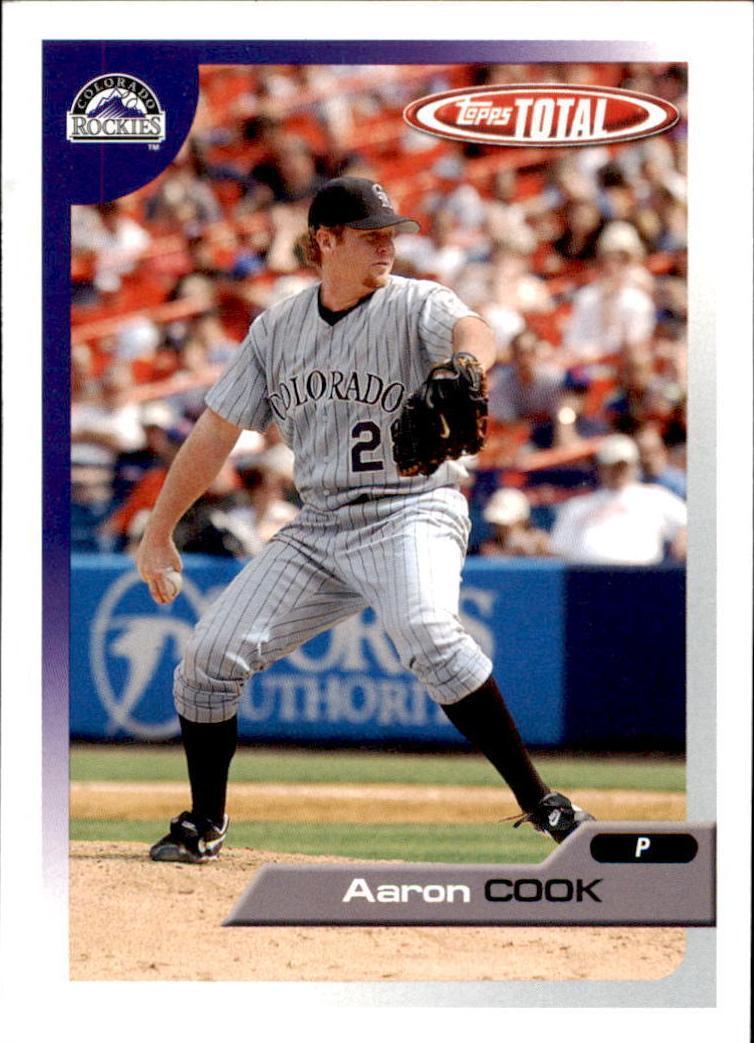 2005 Topps Total - Aaron Cook #291 for sale online | eBay