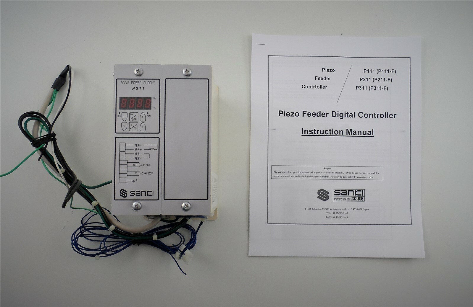サンキ P311 ピエゾフィーダーデジタルコントローラー VVVF電源 記名書付き - (F)のeBay公認海外通販｜セカイモン