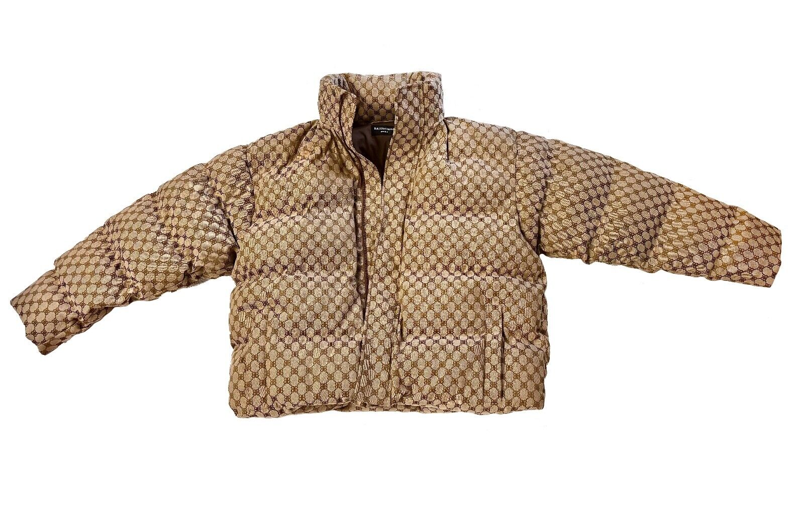 Gucci x Balenciaga Hacker Project BB Print Puffer Hooded Gucci x Balenciaga Hacker Project BB Print Puffer Hooded