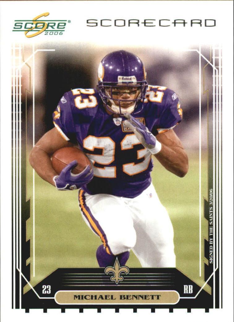 2006 Score - Michael Bennett #160 Scorecard /750 for sale online | eBay