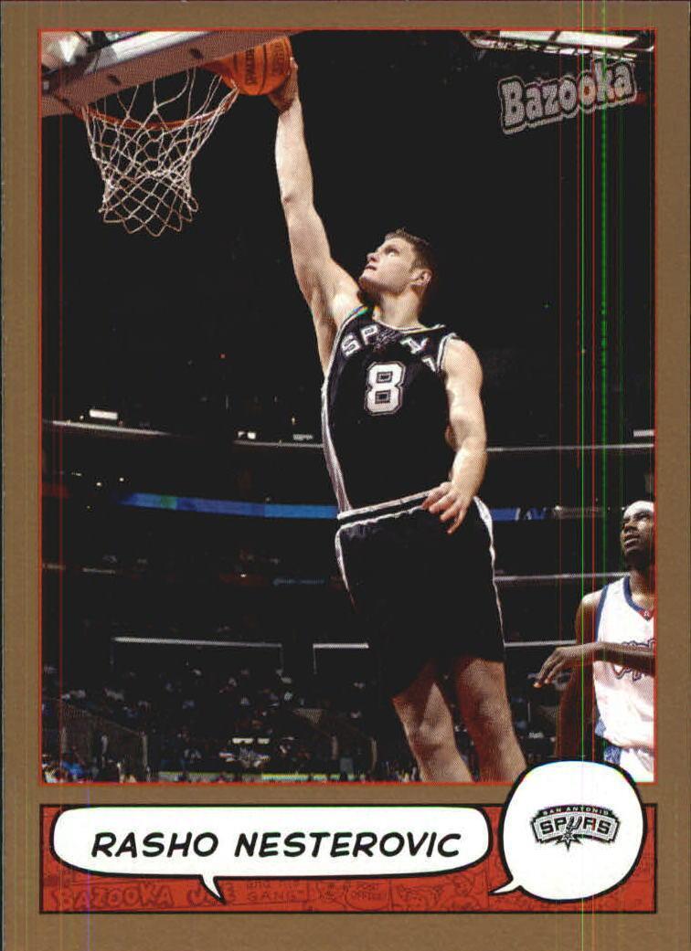2004-05 Topps Bazooka - Rasho Nesterovic #129 Gold for sale online | eBay