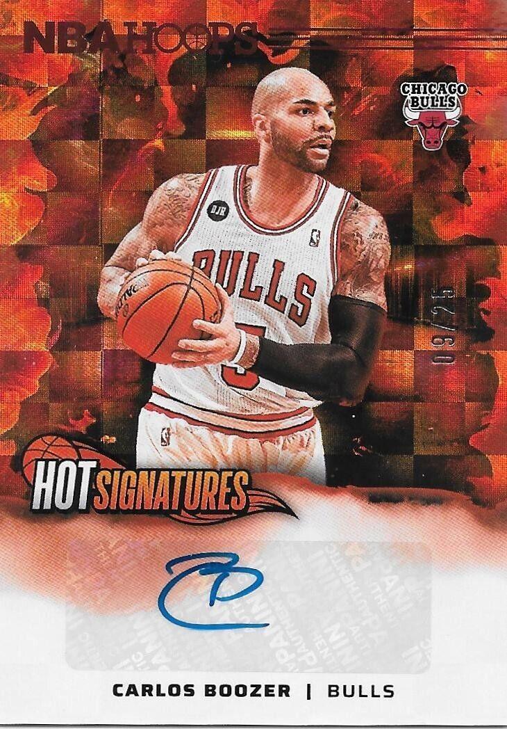 2024-25 Panini Nba Hoops - Hot Signatures Carlos Boozer #HS-CBB Red /25 ...