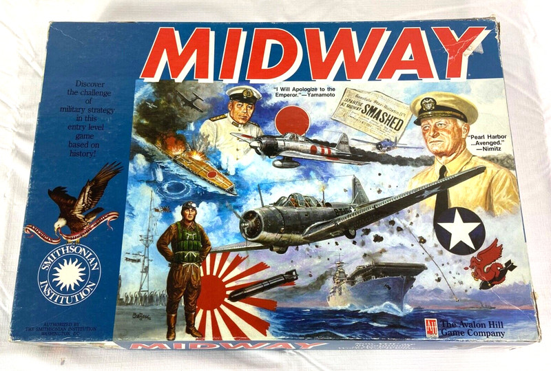 Midway (1991) Board Game – Board Game Guys