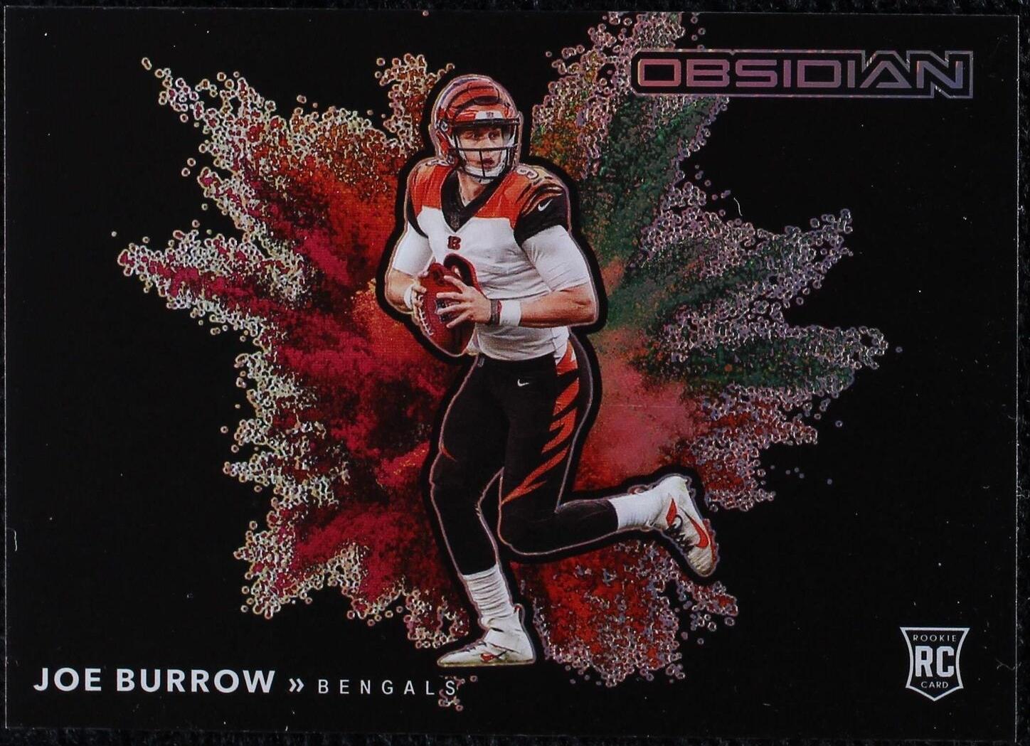 2020 Panini Obsidian - Color Blast Black Joe Burrow #CBB21 (RC) for ...