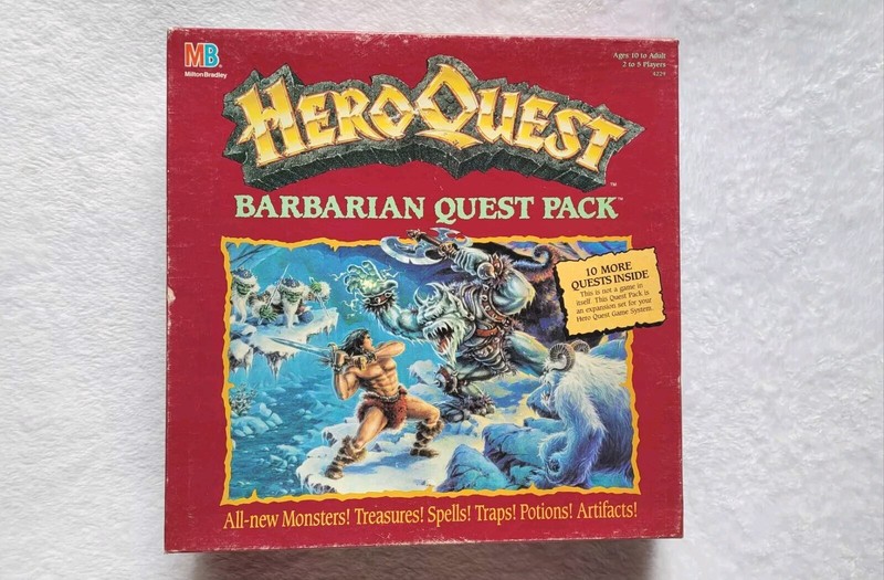 HeroQuest: Barbarian Quest Pack (1992) Board Game – Board Game Guys